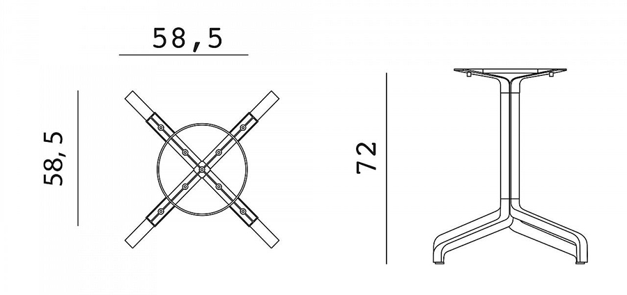 Base Frasca Maxi Fix ND-WA005 - WIN CHAIR