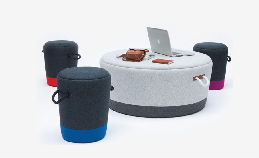 Ghế Đôn Văn Phòng Duffel Chair & Ottoman Của Tim Webber Design - WIN CHAIR